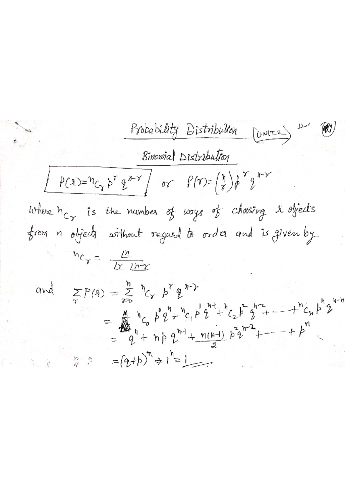Probability Distributions - Probability and Queuing Theory - Studocu
