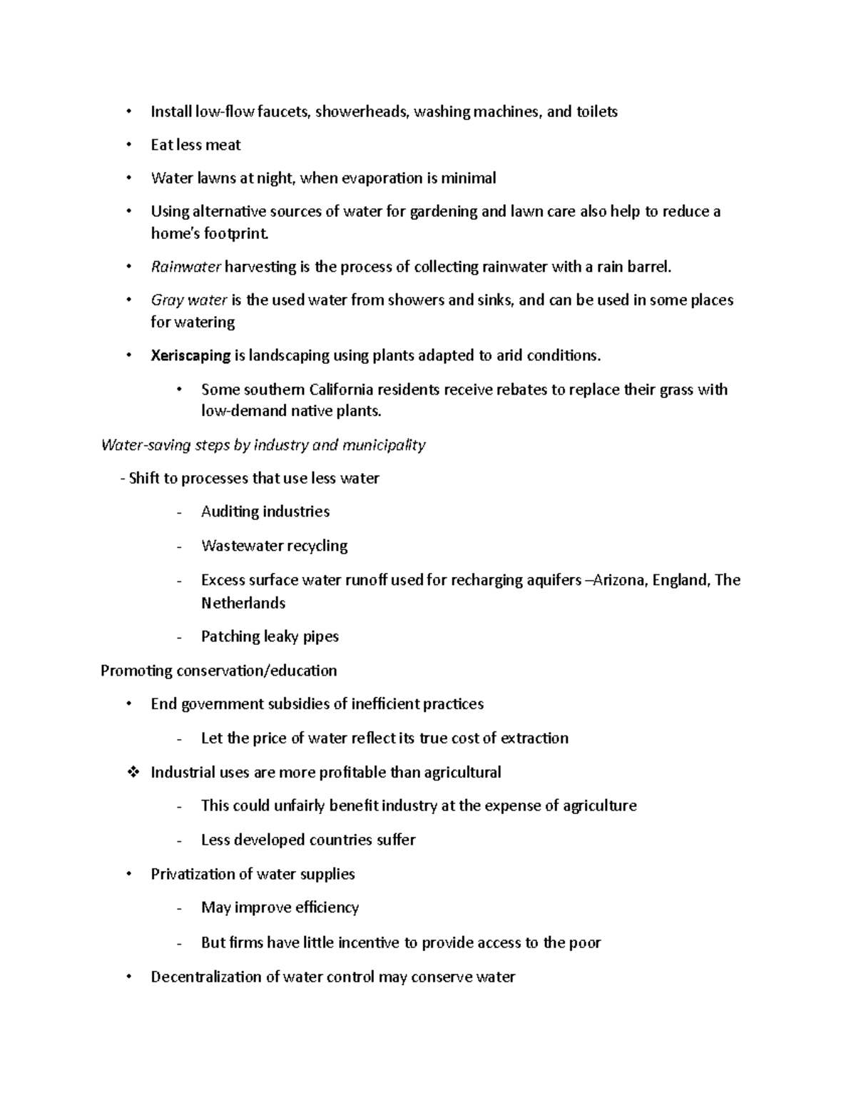 Demand - COURSE WORK SUMMARY FOR CHEMISTRY CLASS PLUS ENVIRONMENTAL ...