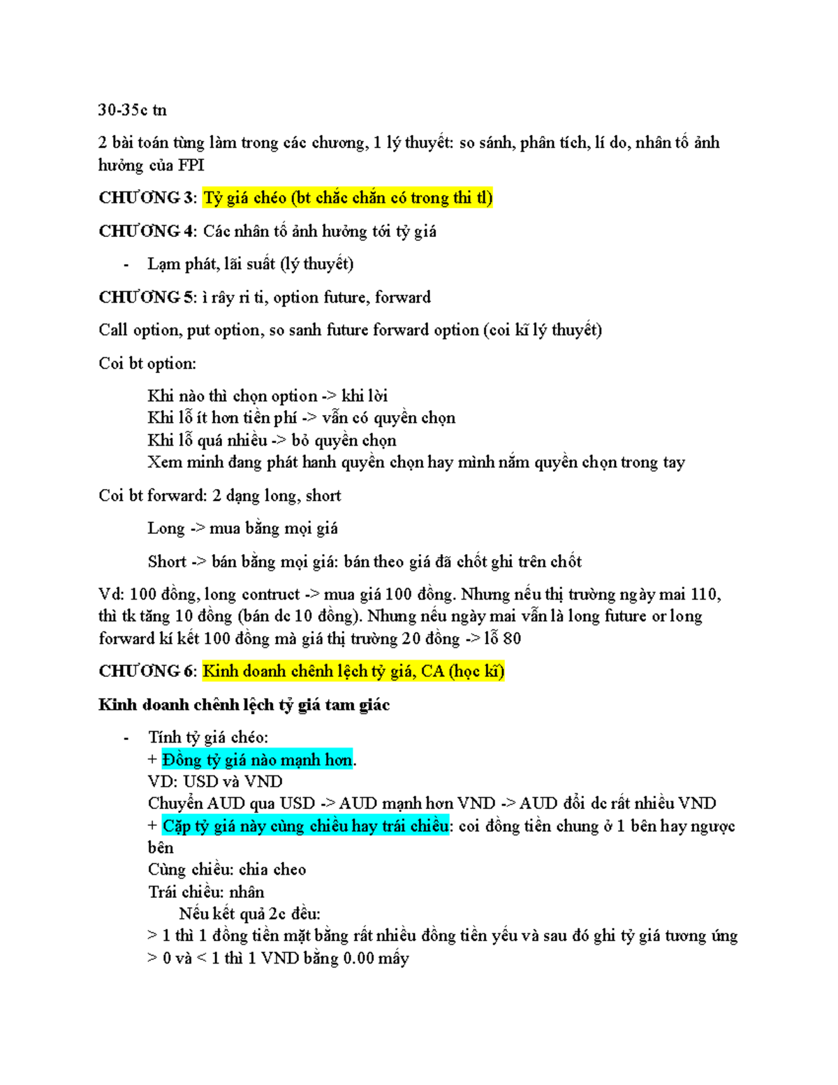 Final - sdfsd - 30-35c tn 2 bài toán từng làm trong các chương, 1 lý ...
