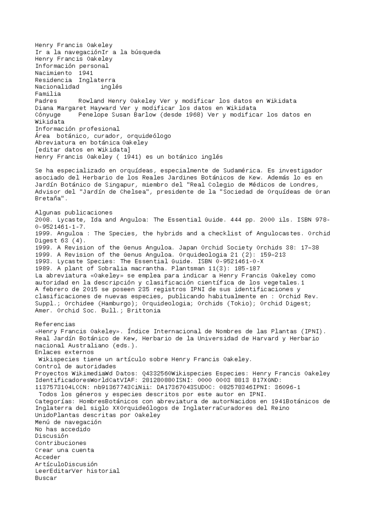 Henry Francis Oakeley - ....................... - Henry Francis Oakeley ...