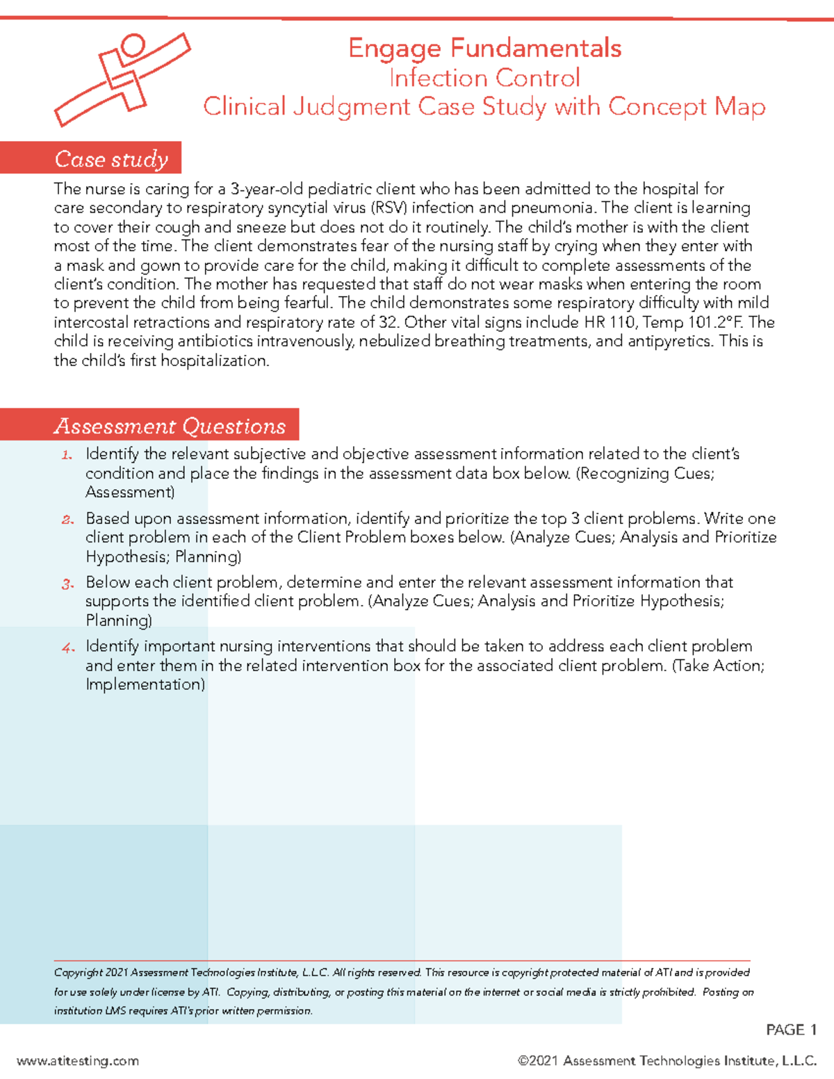 Infection - Concept Map - atitesting ©2021 Assessment Technologies ...