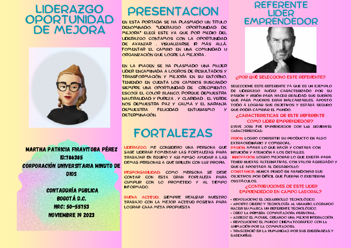 Actividad 3 Triptico parte 1 Martha Firavitoba ID 786385 Nov19-23 - Martha Patricia Firavitoba ...