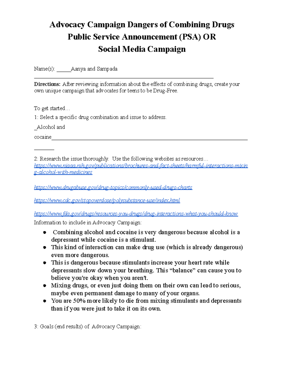 Copy of Advocacy Campaign Graphic Organizer rubric - Public Service ...