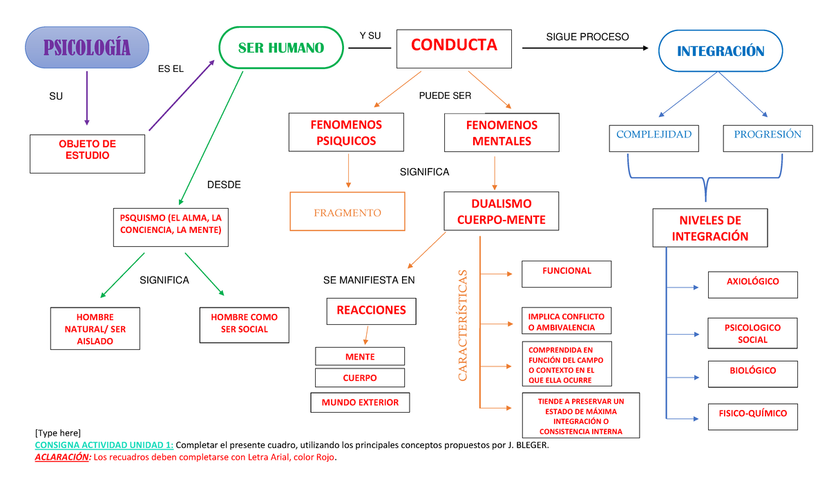 Cuadro Bleger Sintesis DE Conceptos - [Type here] CONSIGNA ACTIVIDAD ...