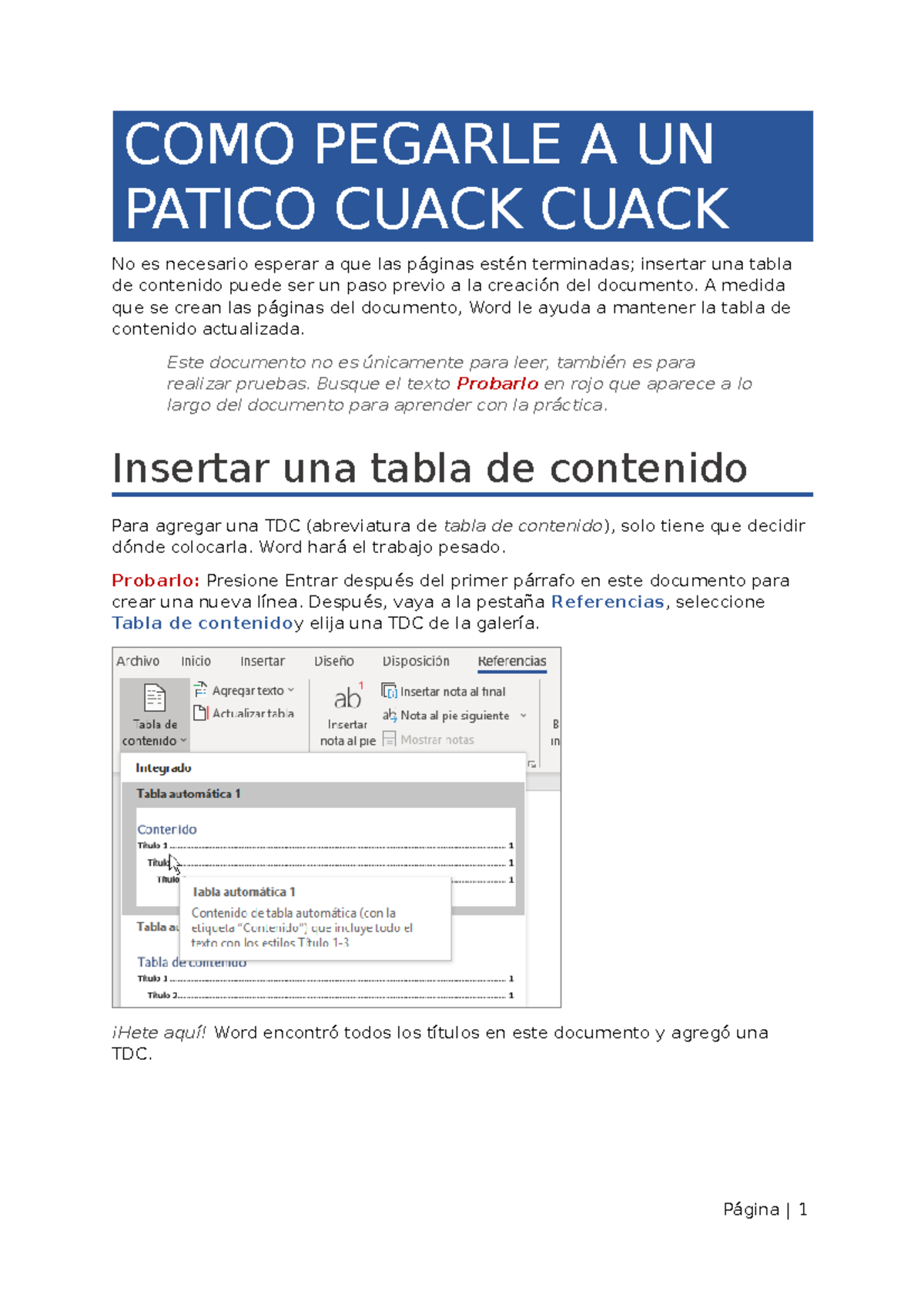 COMO Pegarle A UN Patico Cuack Cuack - COMO PEGARLE A UN PATICO CUACK ...