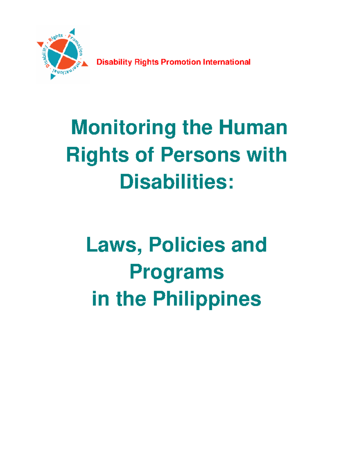 Philippines Laws Rep - Disability Rights Promotion International ...