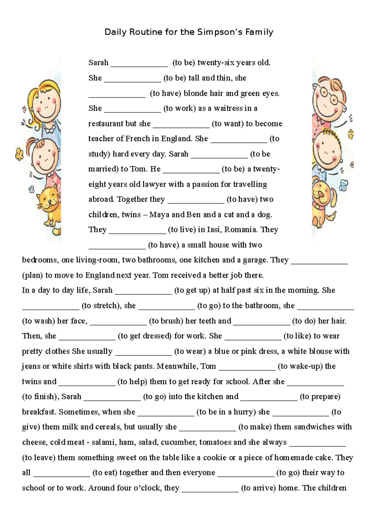 4pages-present-simple-readingcomprehension-textexe-grammar-drills ...