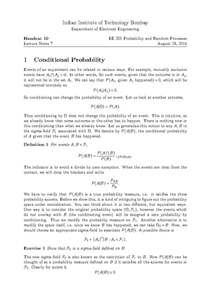 Lect6 notes - Probability and Random Processes - Indian Institute of ...