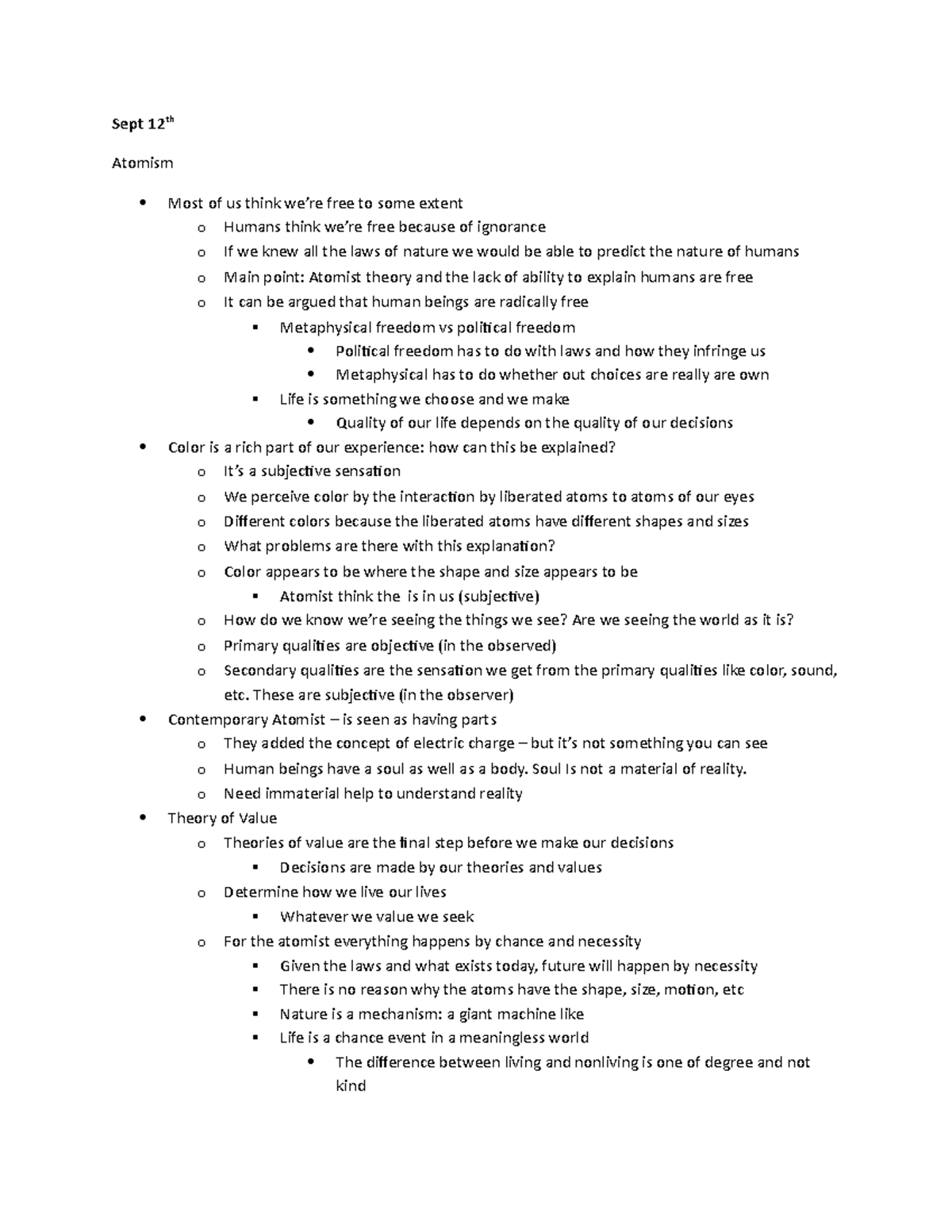 Metaphysics Notes Sept 12th Atomism Most Of Us Think We re Free To metaphysics-notes-sept-12th-atomism-most-of-us-think-we-re-free-to