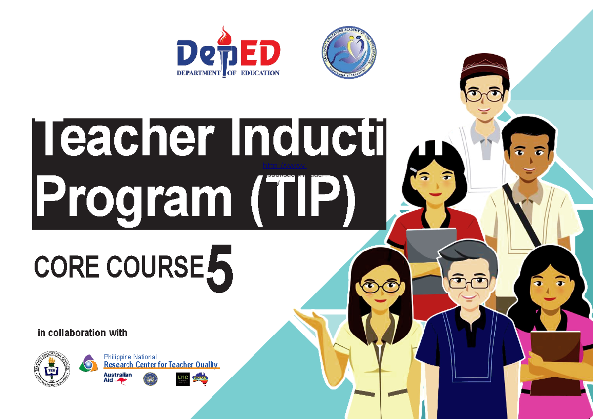 TIP-Course-5-with Answers - Teacher Induction Program (TIP) CORE COURSE Responding to Community ...
