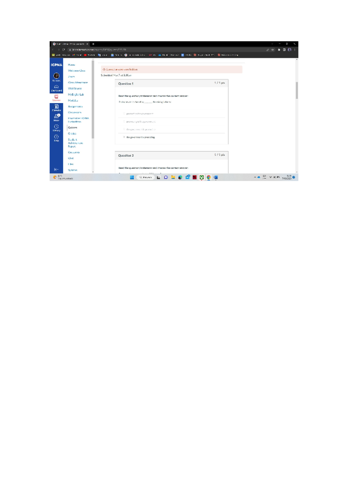 Quiz 1 ag2 - asdfghjk - Quiz : Virtual 202303 Avanzado gogle classroom ...