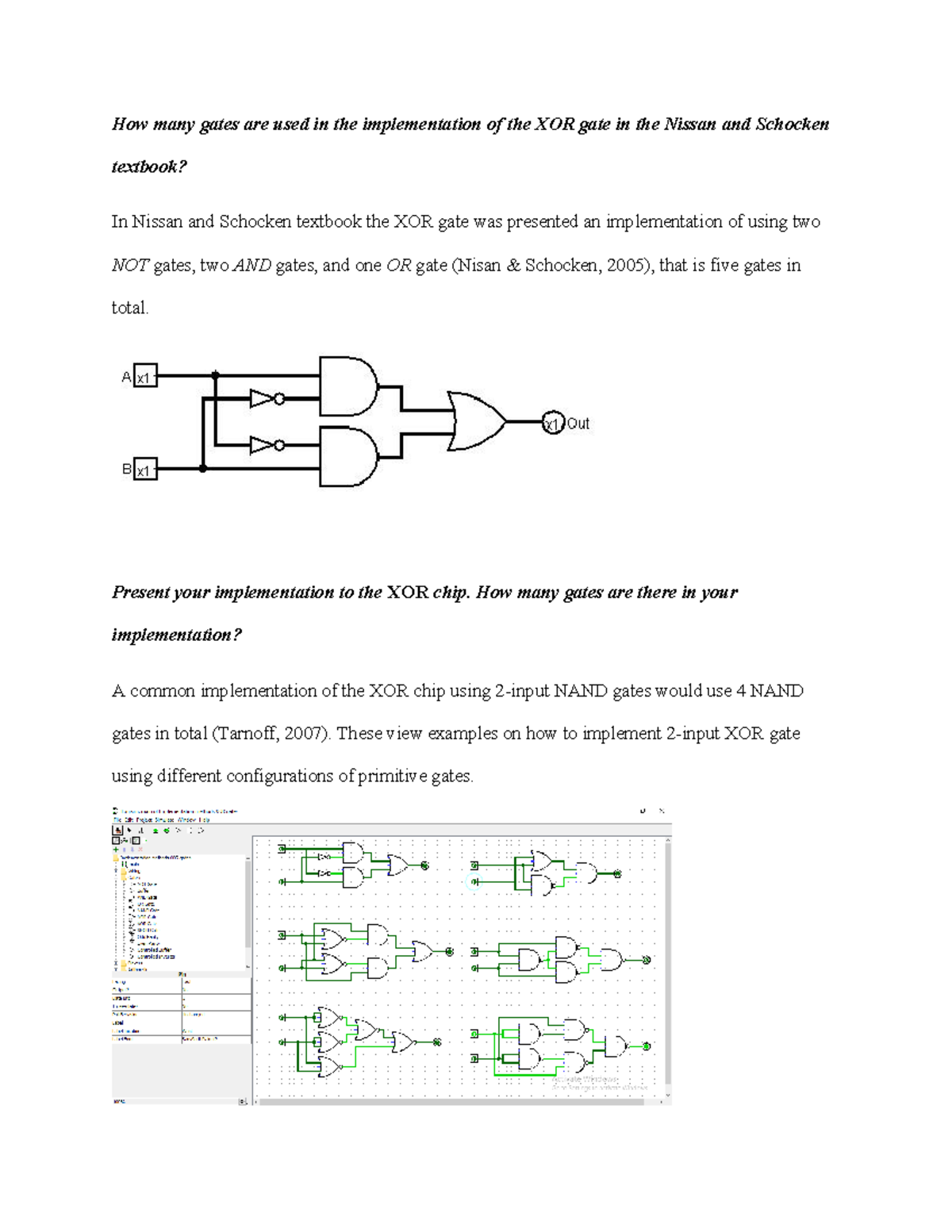 Discussion forum unit 2 - How many gates are used in the implementation ...