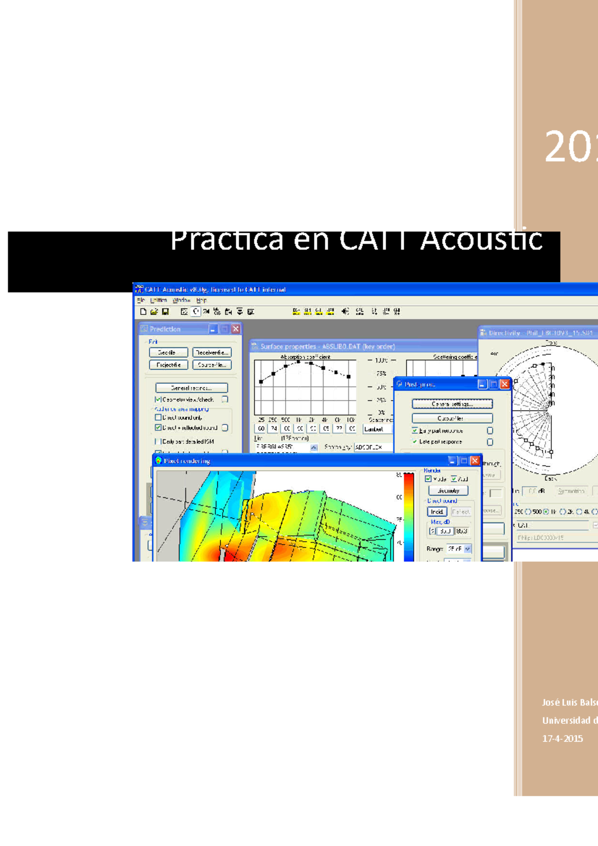 Memoria Catt Acoustic - 201 en CATT Acoustic Luis Balse Universidad de ...