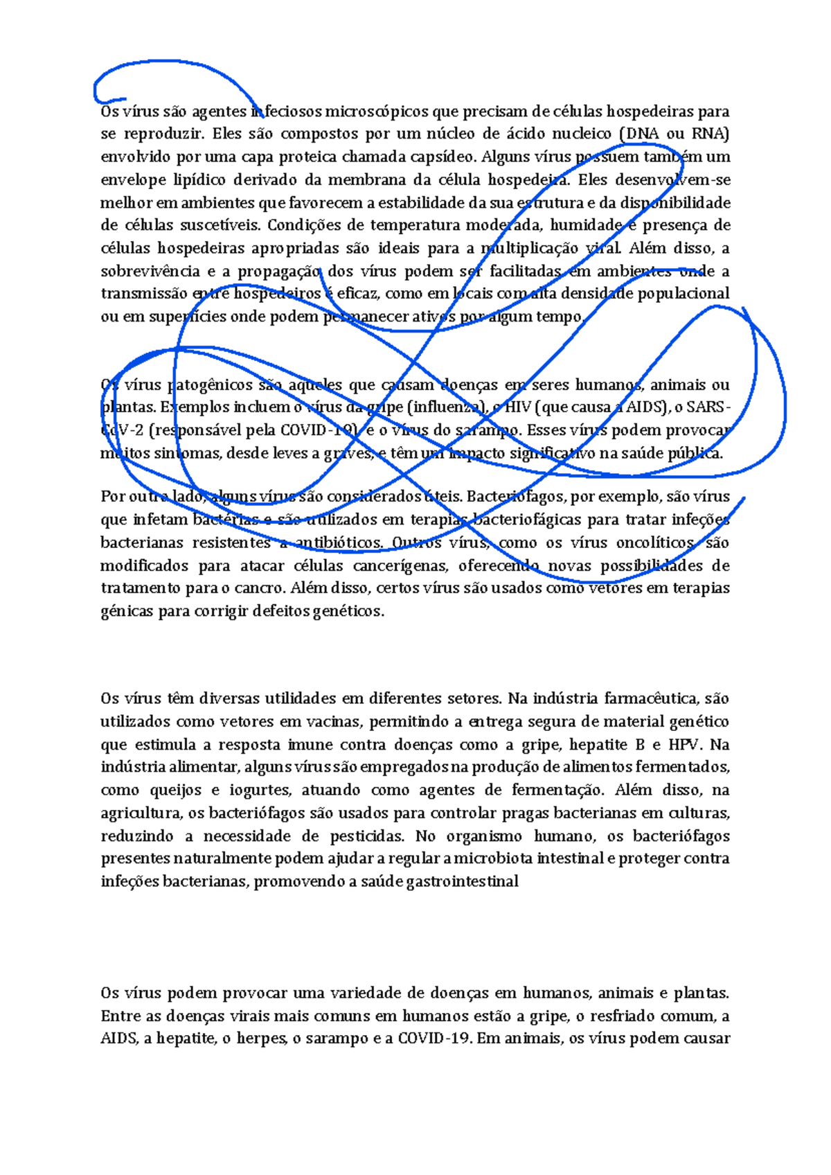 Inglês 20 - adawdawd - Os vírus são agentes infeciosos microscópicos ...