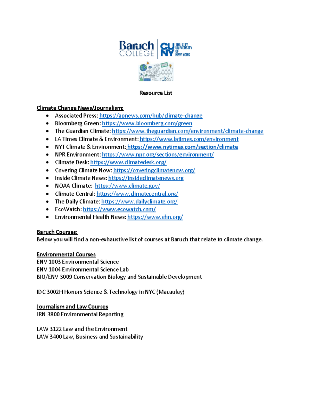 BCS Resource List - information - Resource List Climate Change News ...