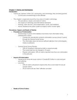 Module IN Intro TO Criminology - At the end of the lesson the students ...