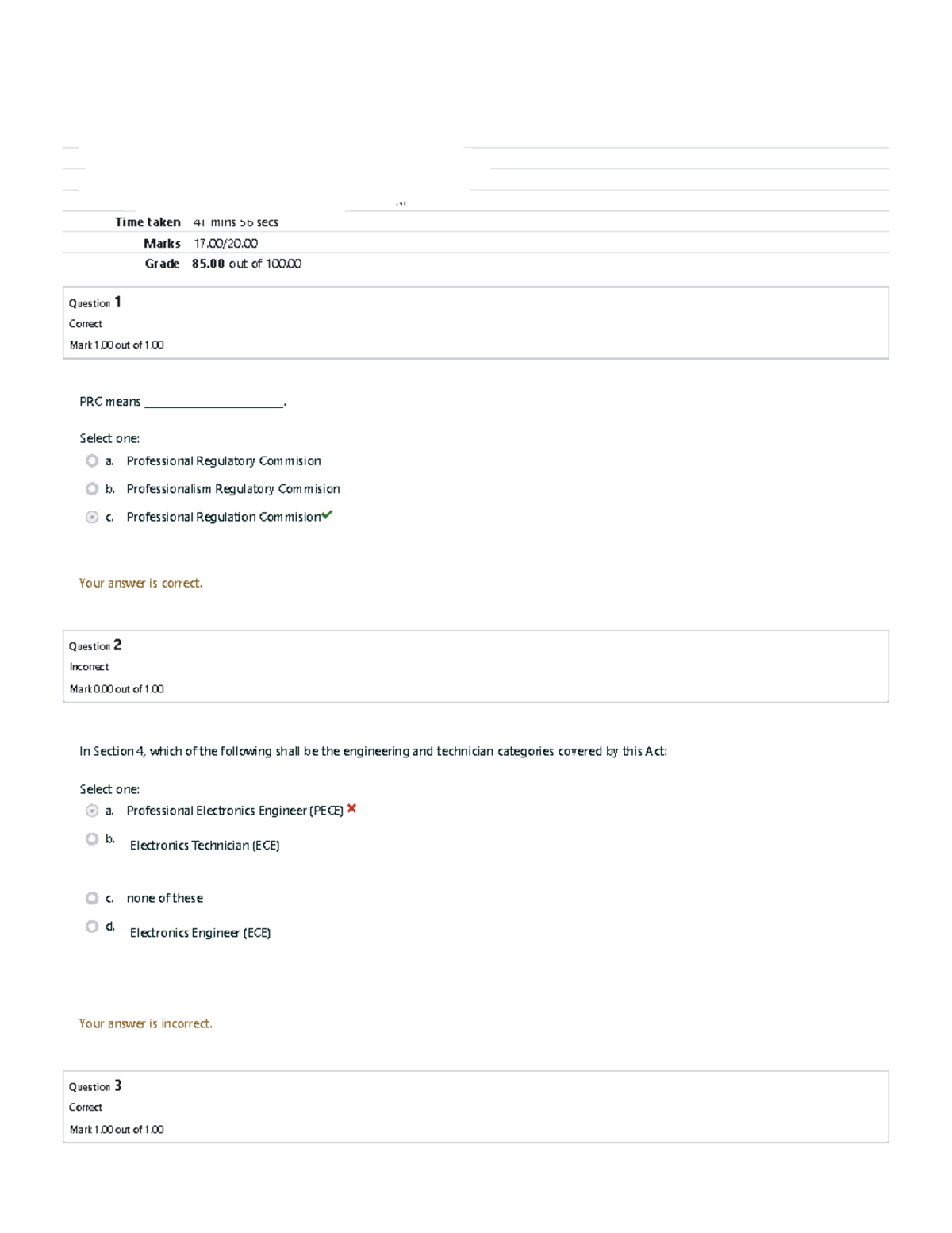 Midterm Quiz 1 Attempt review-2 - Started on Tuesday, 15 November 2022 ...