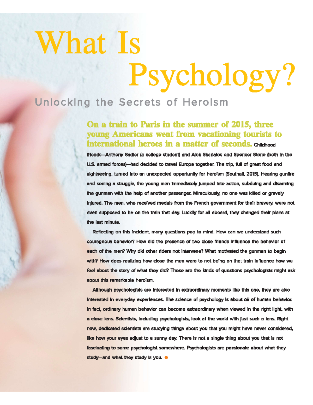 Chap 1 - History of Psychology textbook material - Studocu