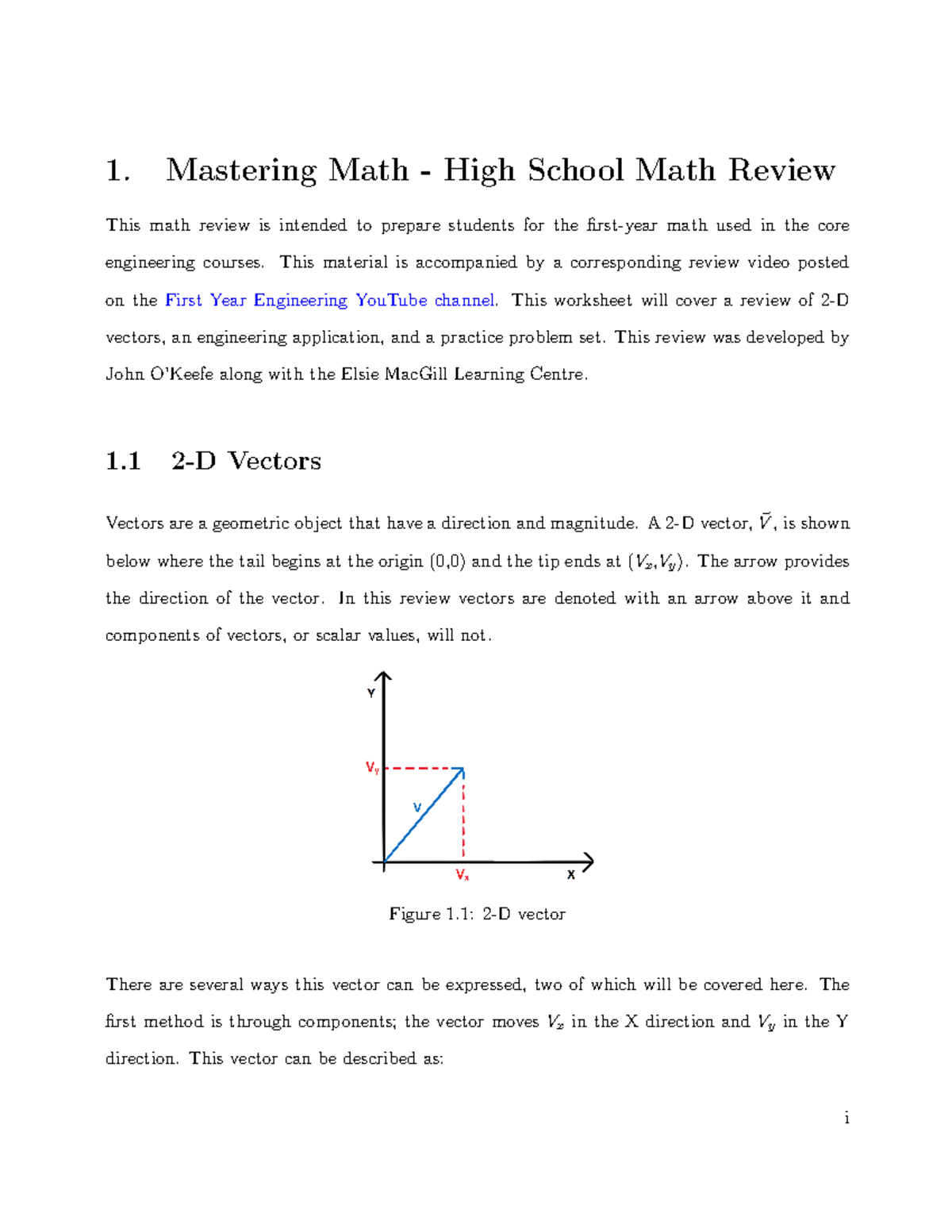 Mastering Math Video 4 - Maths handout - 1. Mastering Math - High ...