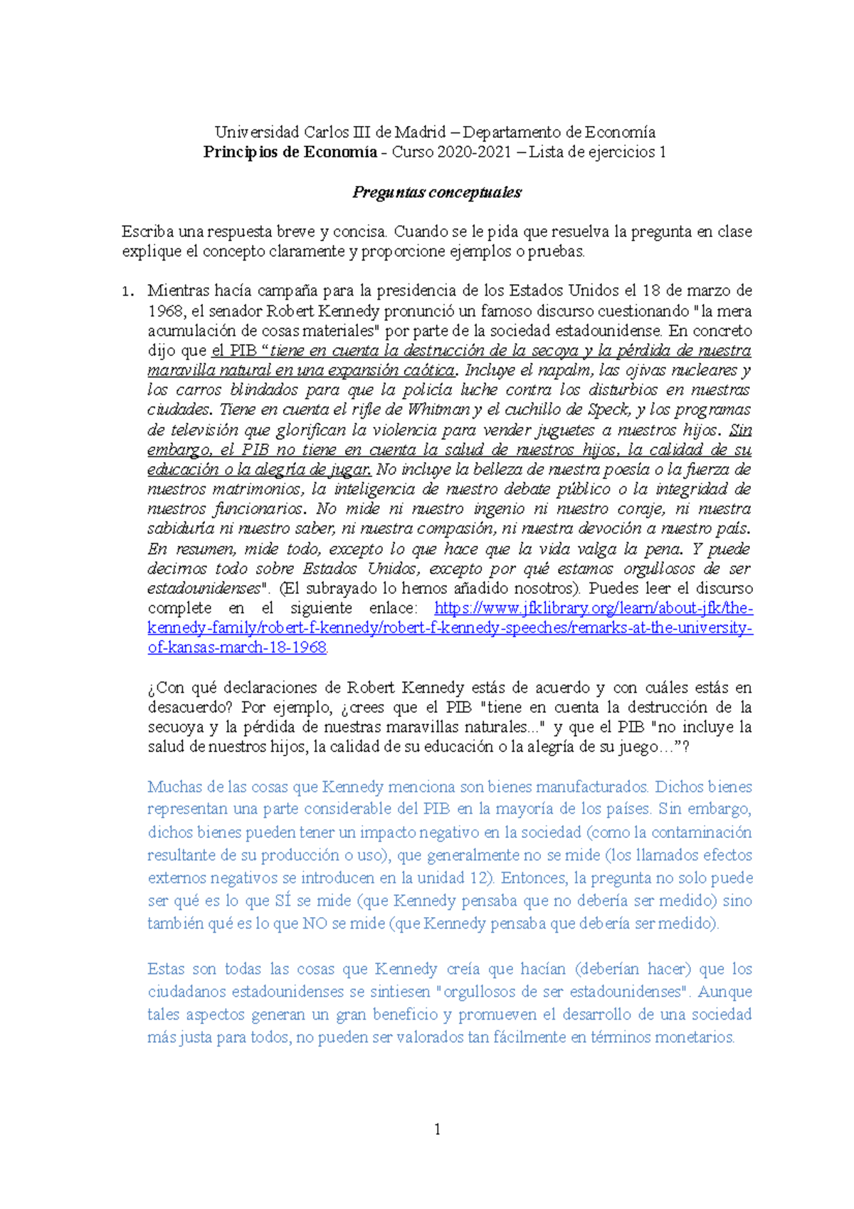Principles Problem Set 1 Sol 20-21 v2 Esp - Universidad Carlos III de Madrid – Departamento de ...