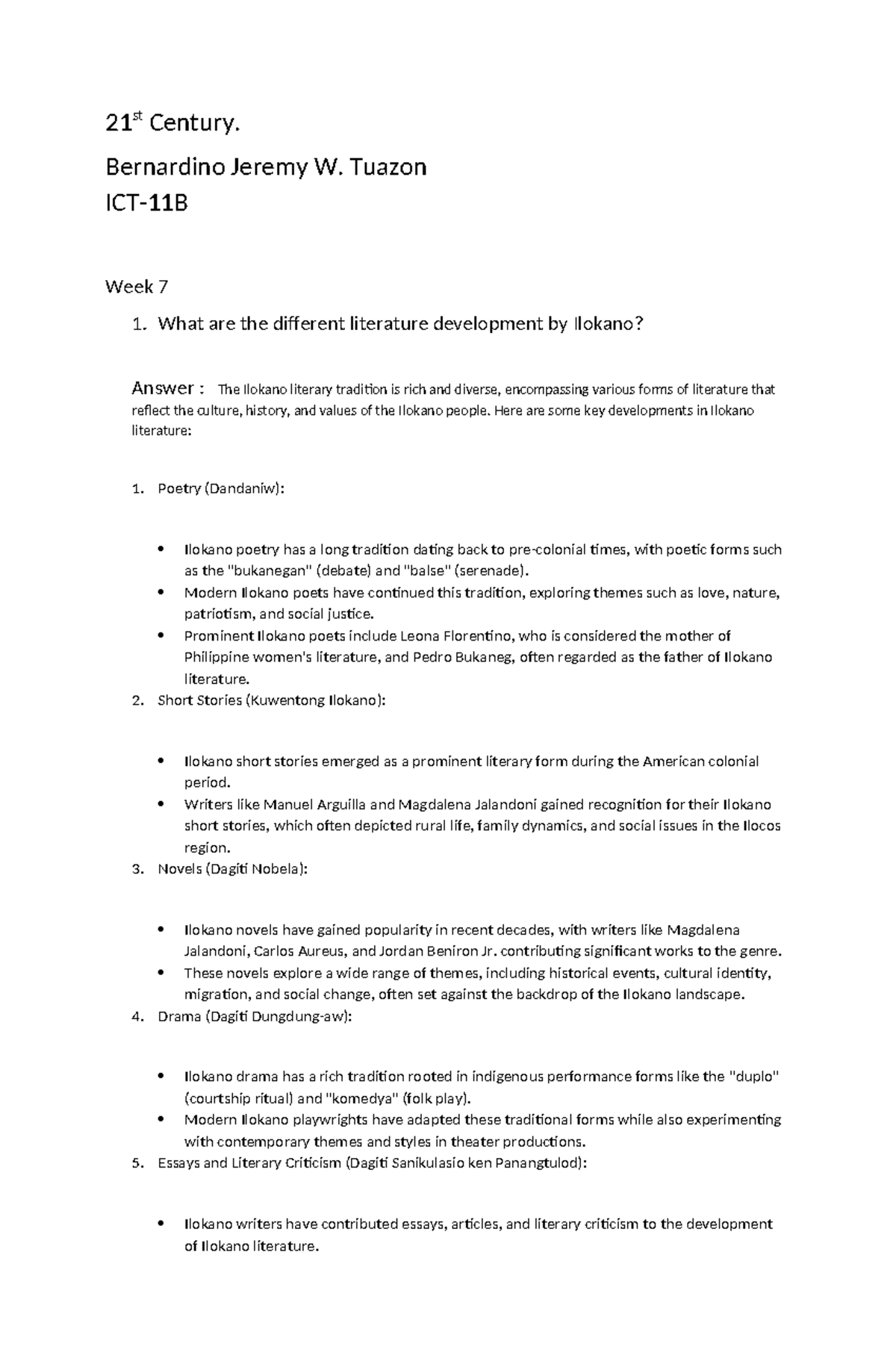 21st Century week 7 - What initial nuclear radiation components ...