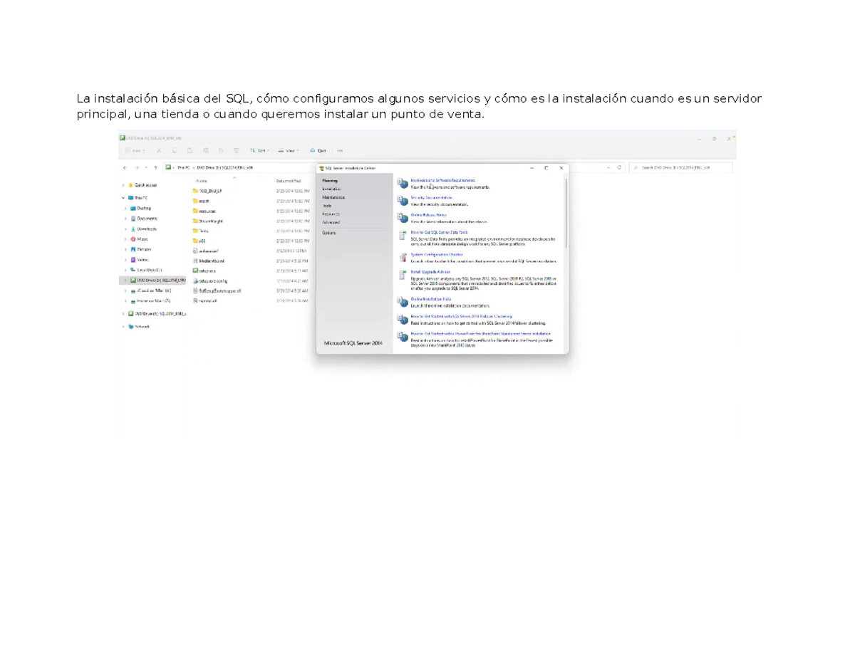 La instalación básica del SQL - La instalación básica del SQL, cómo ...