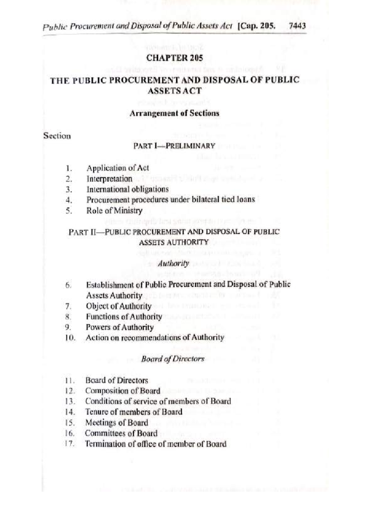 The PPDA Act Cap - N/A - Public Procurement and Disposal of Public ...