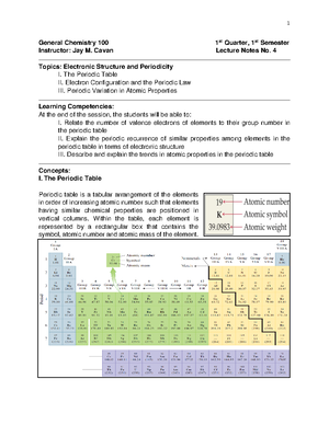Chapter 2 - Atoms, Molecules and Ions - General Chemistry 100 1 st ...