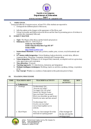 G9Q4LAS1W1 - Resources - Science 9 Quarter 4-Week 1 Learning Activity ...