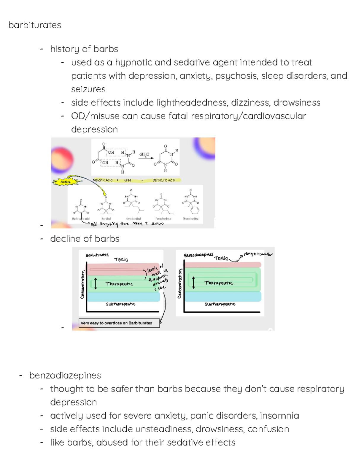Barbiturates - barbiturates history of barbs used as a hypnotic and ...
