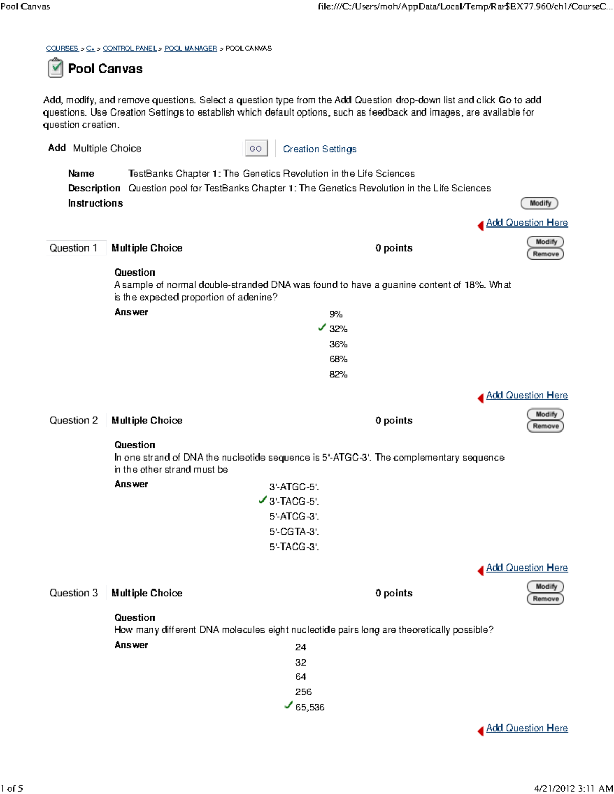 Exam 2015, questions and answers - question bank for professor amro ...