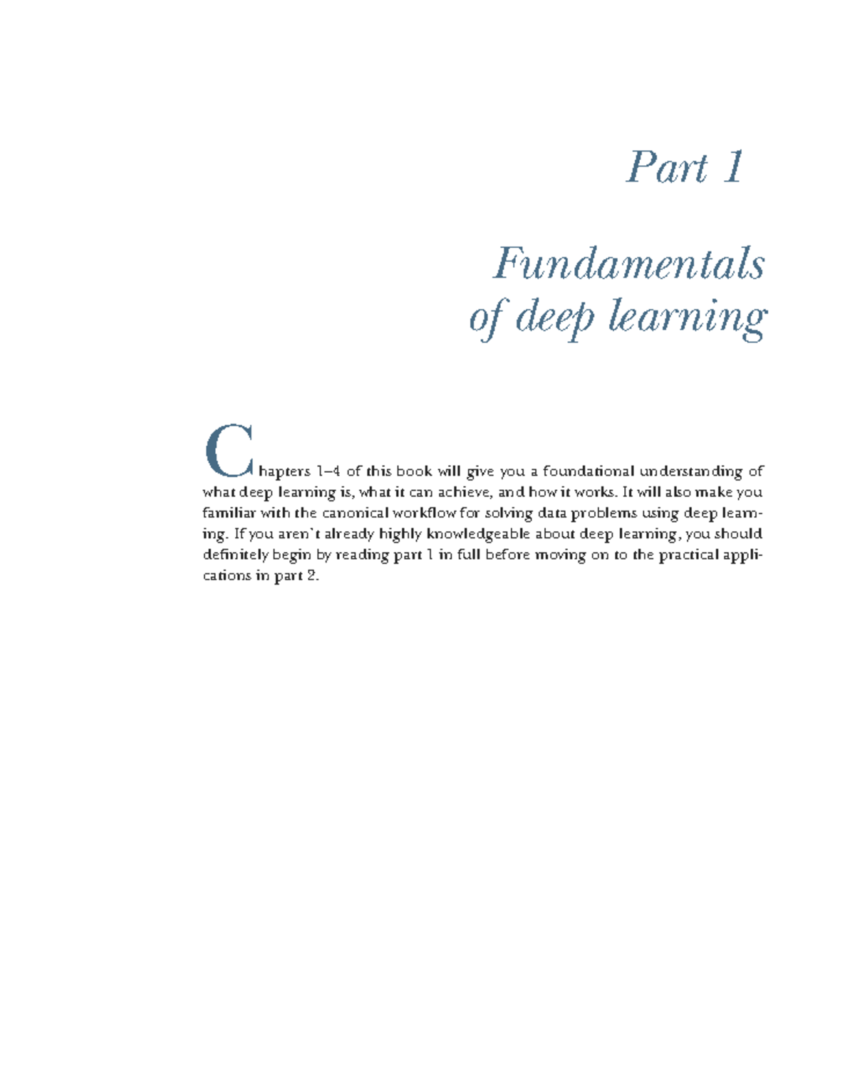 DLunit 1 - Deep learning - Part 1 Fundamentals of deep learning ...