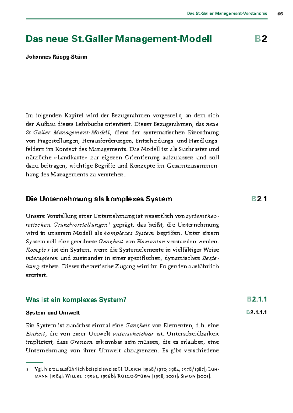 Das neue St. Galler Management-Modell - 65 Das neue St Management ...