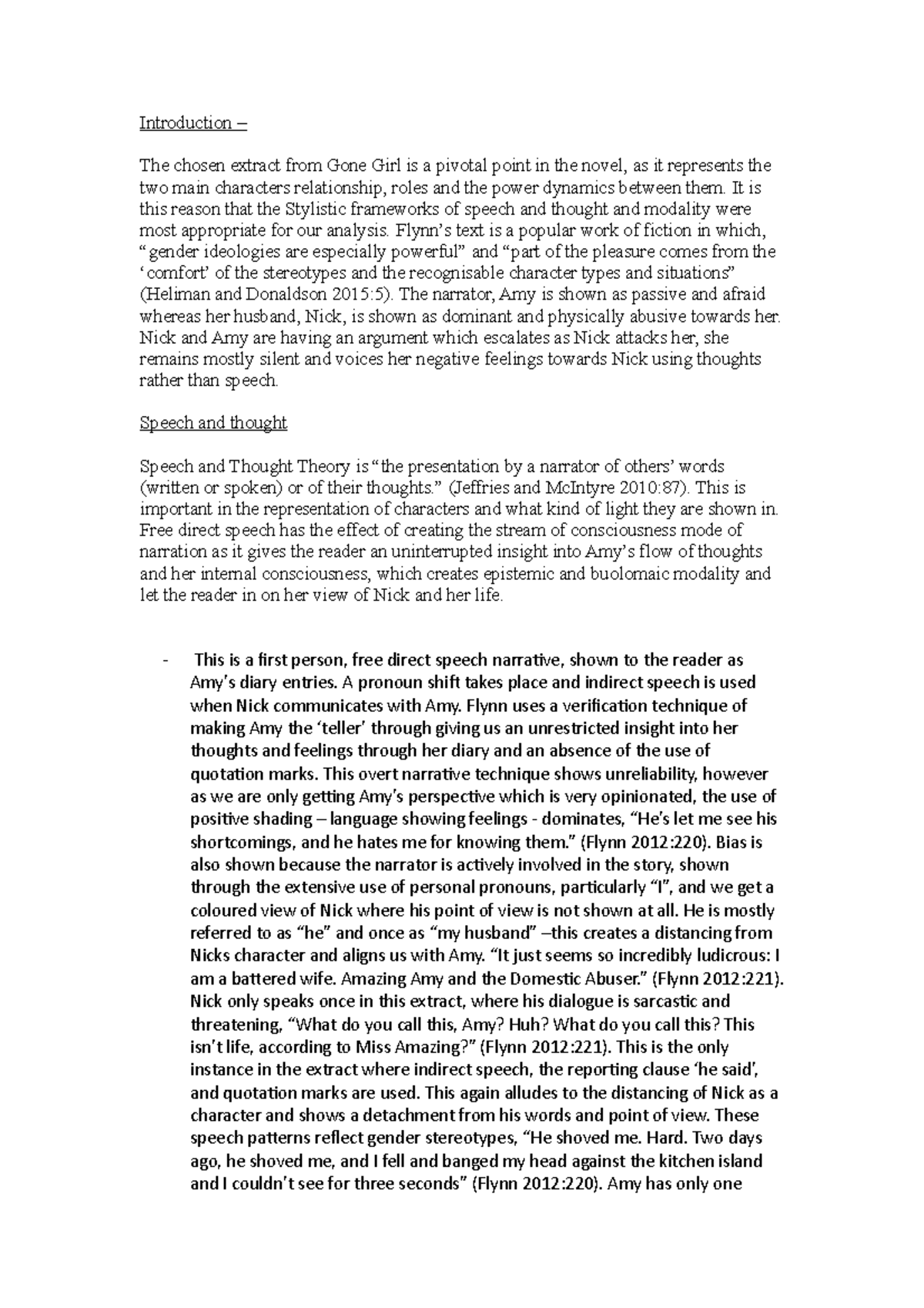 Gone girl - notes on the book gone girl - Introduction – The chosen ...