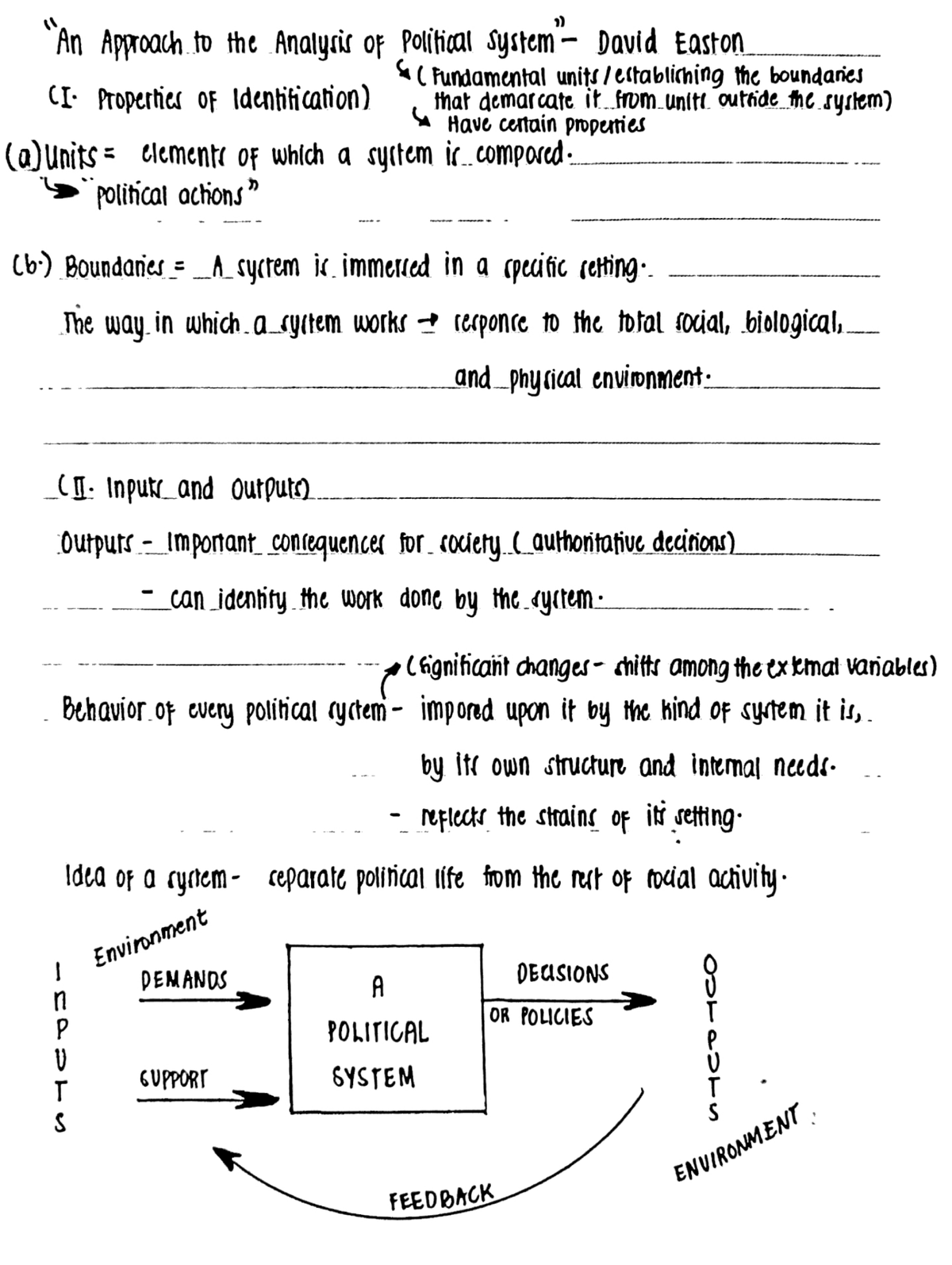 Module 4 Analysis of Political System - Approach to the Analysis of ...