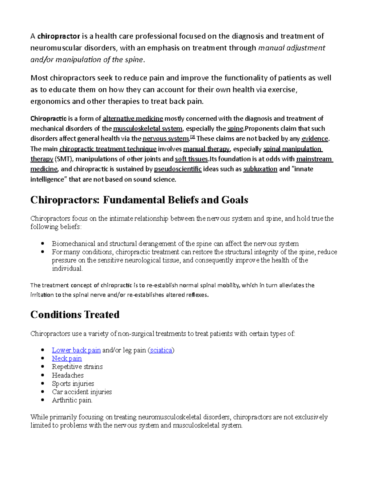 What is a CHIROPRACTOR: Benefits, Jobs, Duties, etc. - A chiropractor ...