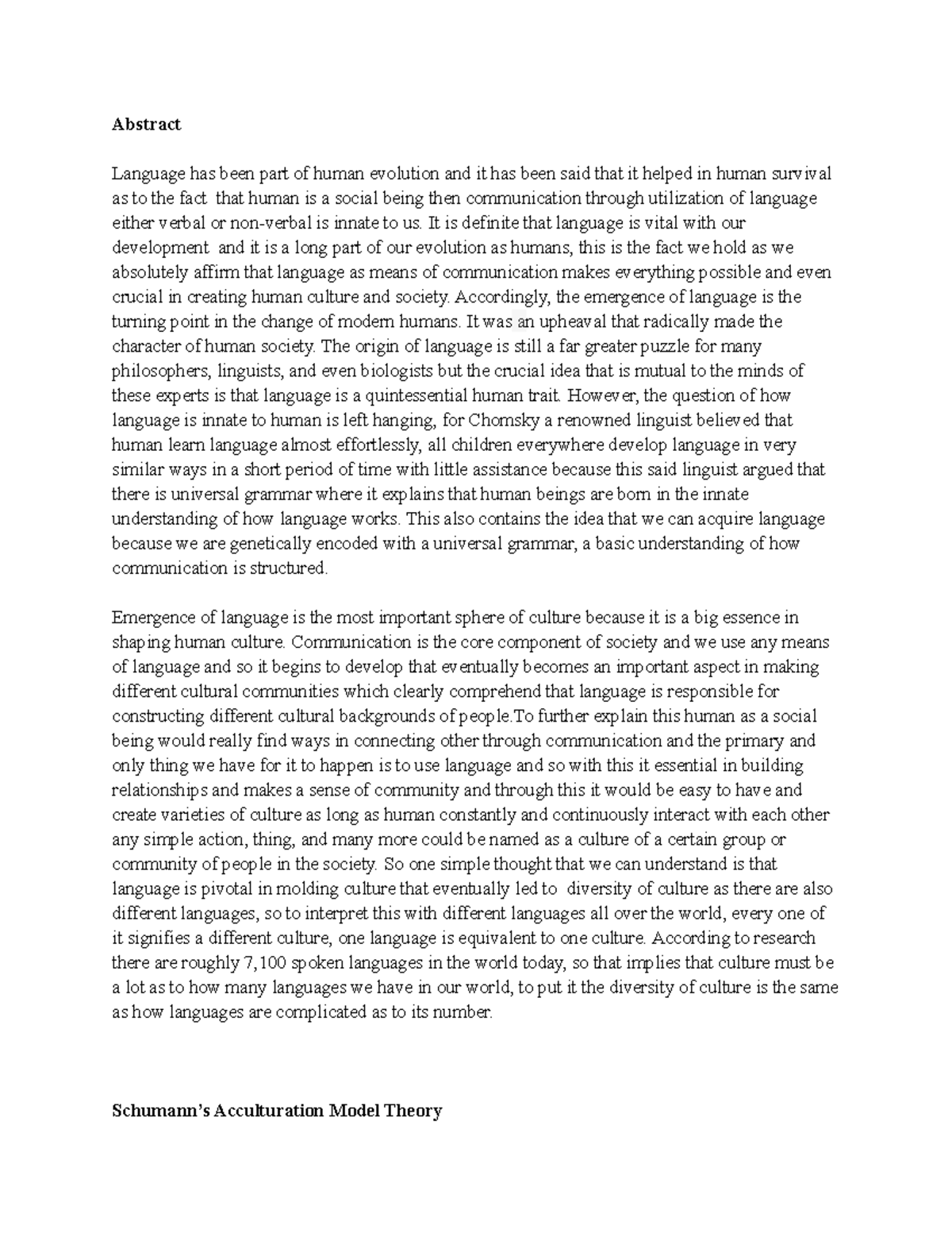 101-Schumanns-Theory - Abstract Language has been part of human ...