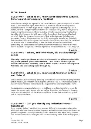 IKC101 Pre 1967 and Post 1967 Referendum - Assessment TASK 3 Essay: Pre ...
