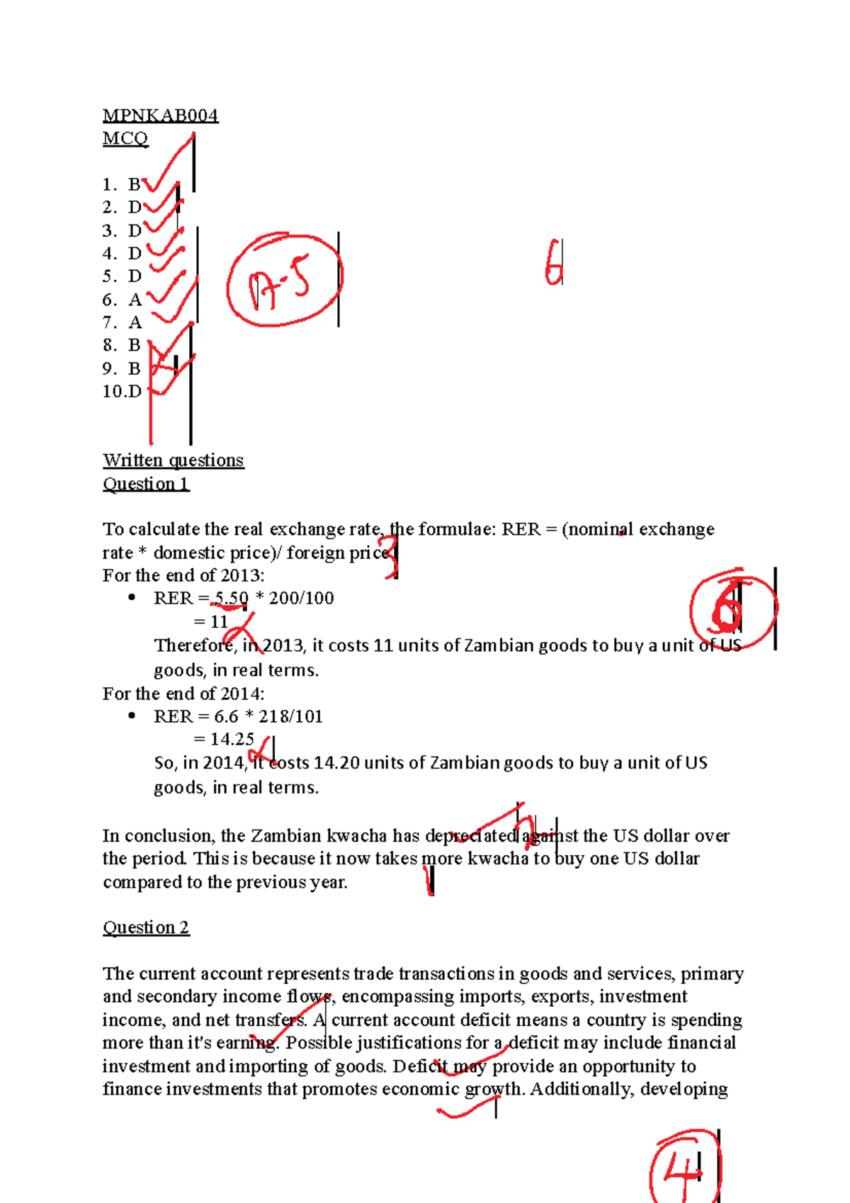 ECO2004 Tutorial - MPNKAB MCQ 1. B 2. D 3. D 4. D 5. D 6. A 7. A 8. B 9 ...