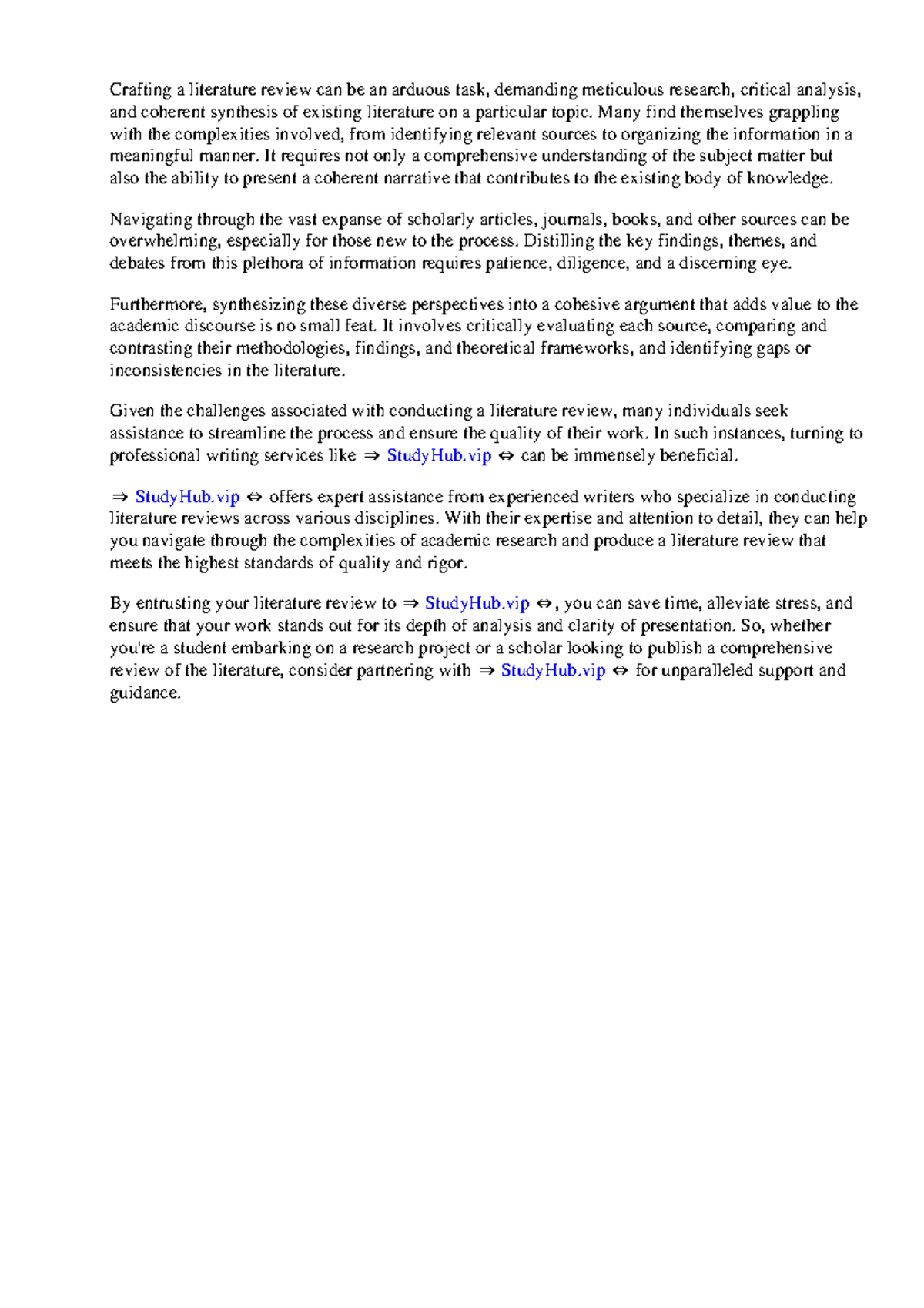 Guidelines For Conducting A Literature Review - Crafting a literature ...