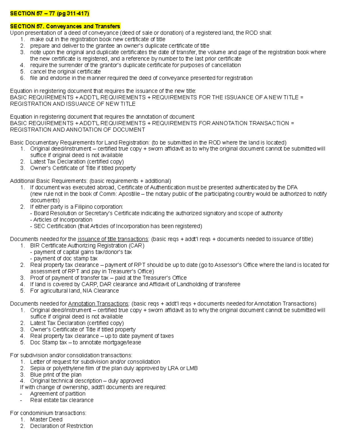 Section 57-63 - Land Titles and Deeds - SECTION 57 – 77 (pg 311-417 ...