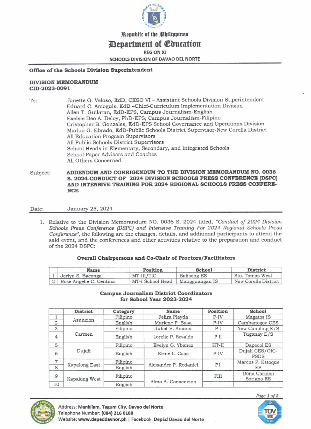 DM-CID-2024-0091- Addendum-AND- Corrigendum-TO-THE- Division ...