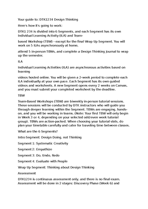 Rubrics Segment 1 ILA - Assessment Rubrics for Segment 1 ILA The table ...