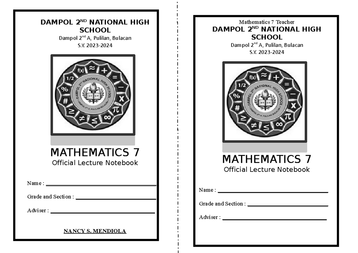 A4Title-Notebook-portfolio-Title-Cover-Math - DAMPOL 2 ND NATIONAL HIGH ...