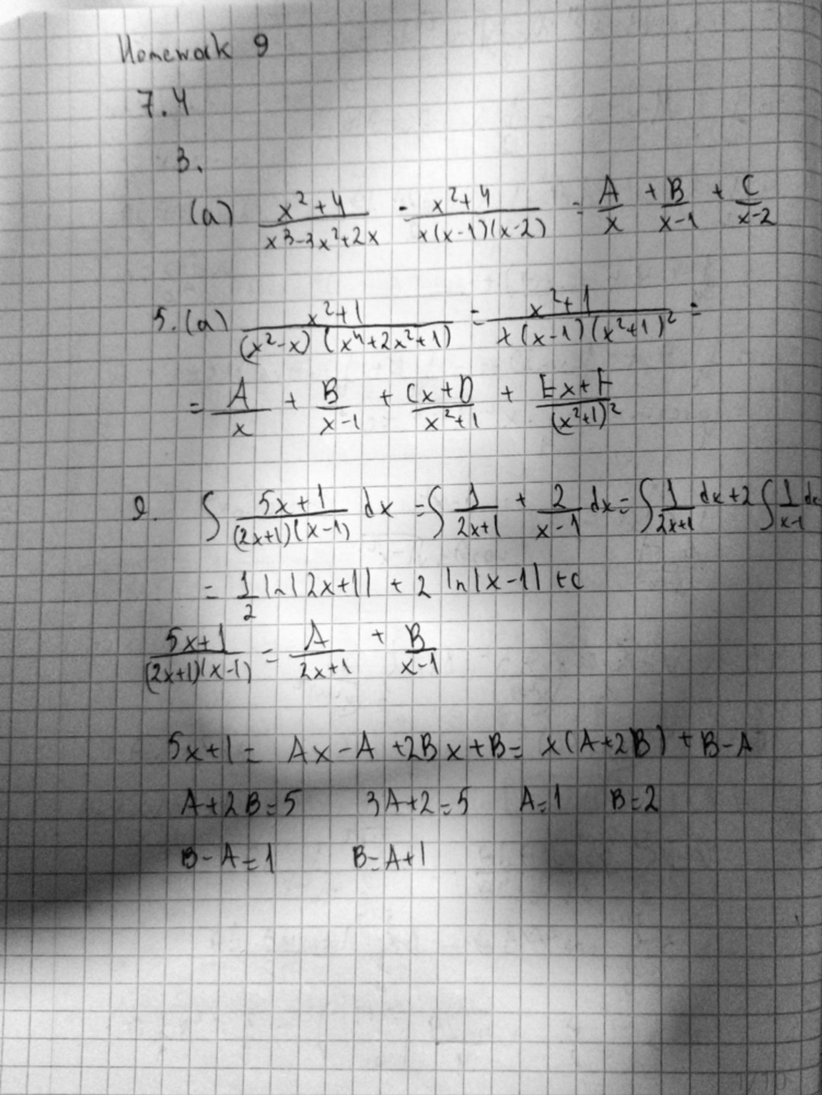 Scan 23 Apr 24 191338 - calculus homework - Homework 9 7 3. (a) x244 ...