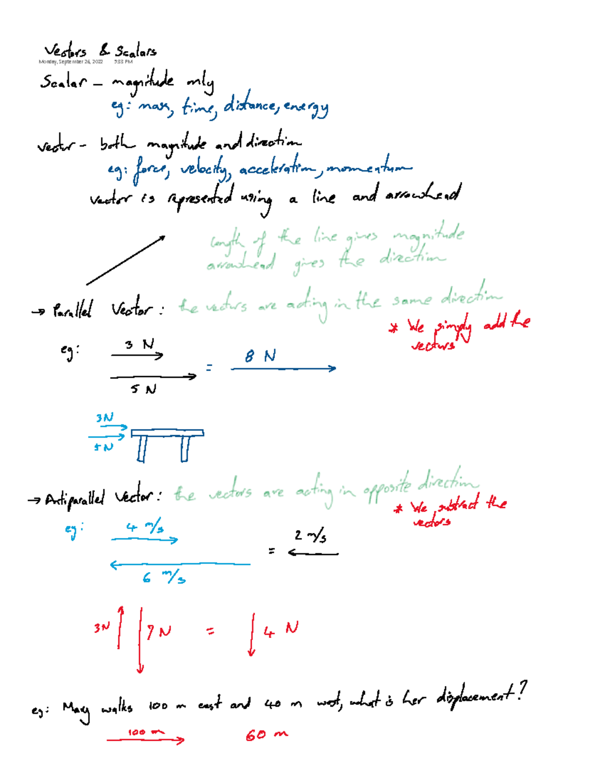 Vectors and conversion - Structures - Monday, September 26, 2022 5:33 ...