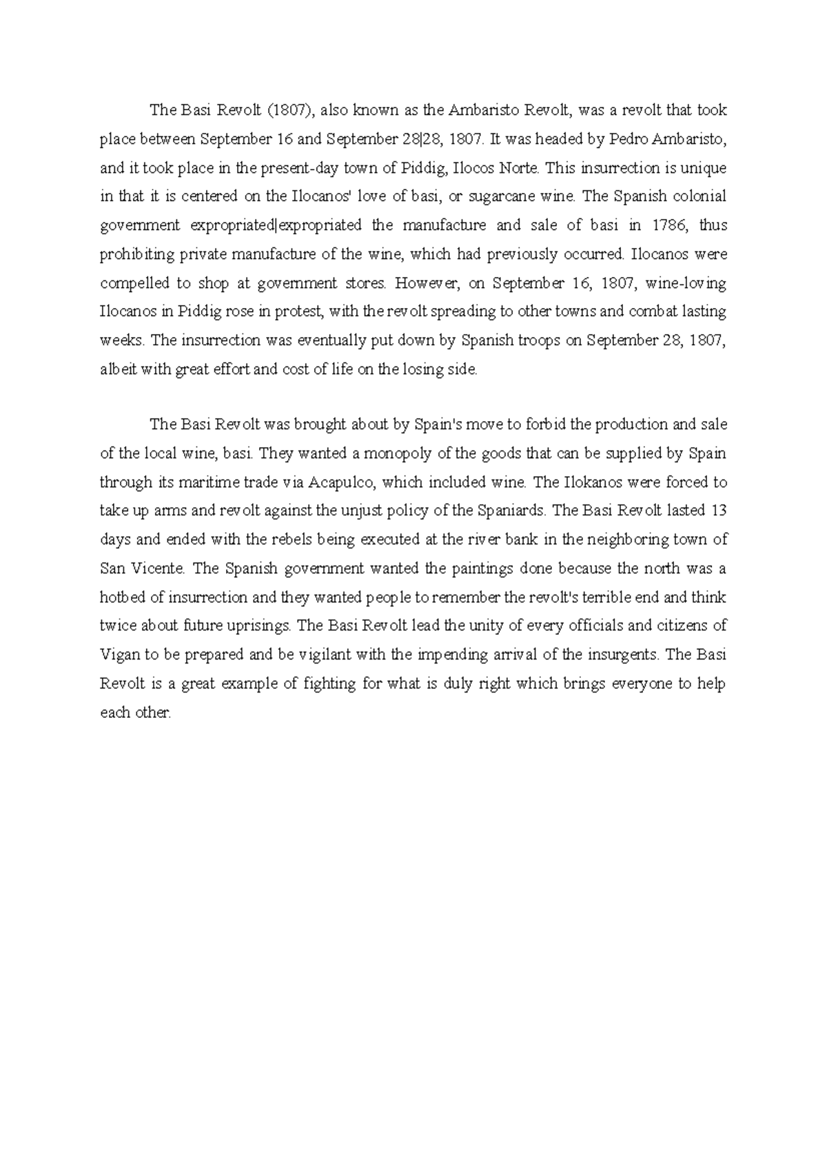 The Basi Revolt - kaksjskajsk - The Basi Revolt (1807), also known as ...