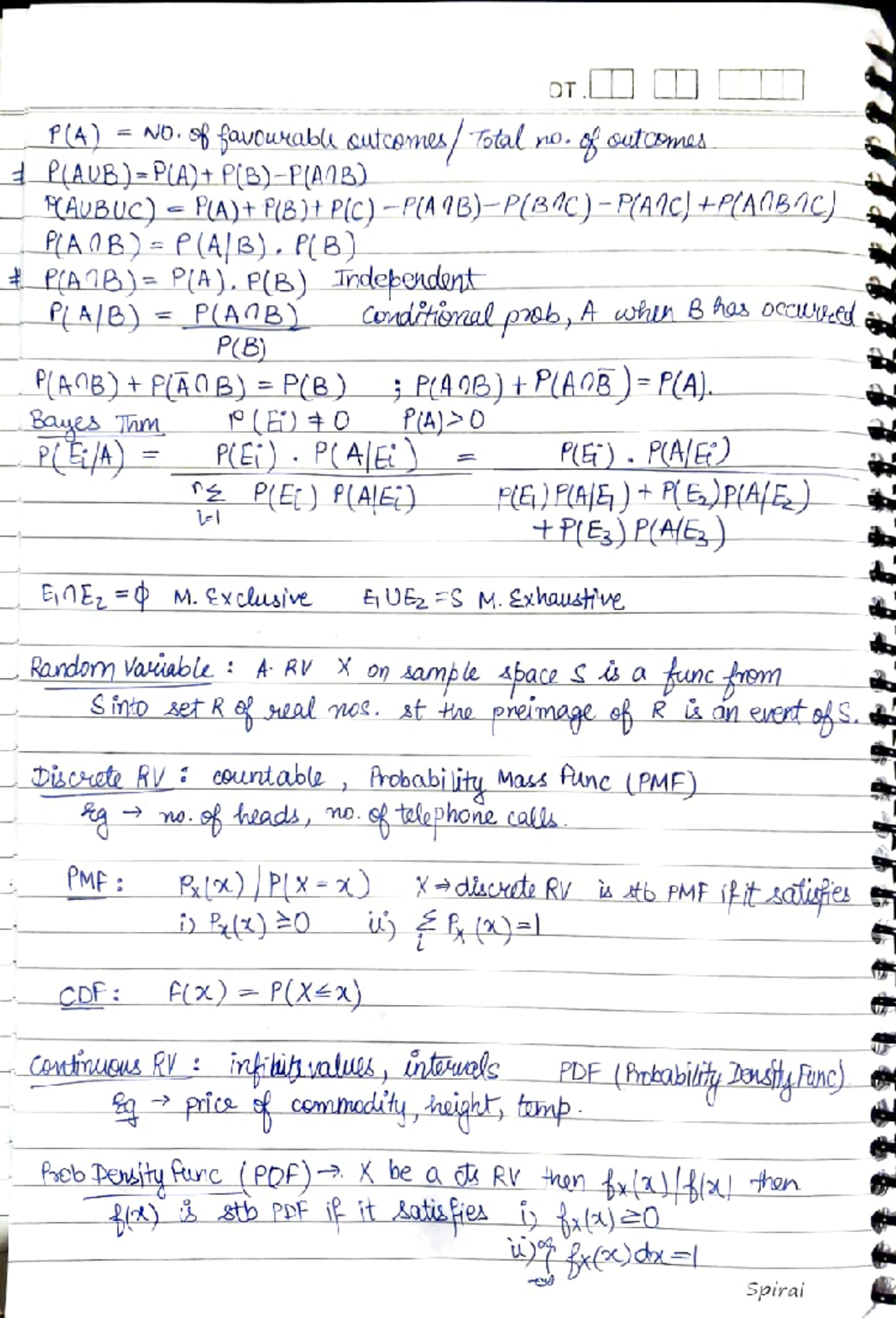PSLP Formulas - P(AUB)- P(A)+ P(B)-P(ANB) AUBUC) - PA)+ PIB)t P(C) -F(A 9B)=P(BC)-P(Ac) +P(AOBAC ...
