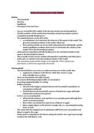 Lecture 2. OLS and Time-Series Data - it Topic 2: Finite Sample Properties of OLS & Components ...