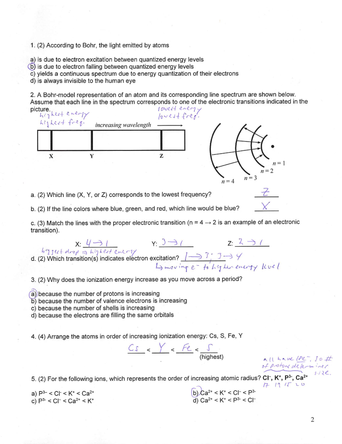 Exam 2 review - CHE 145 - Studocu